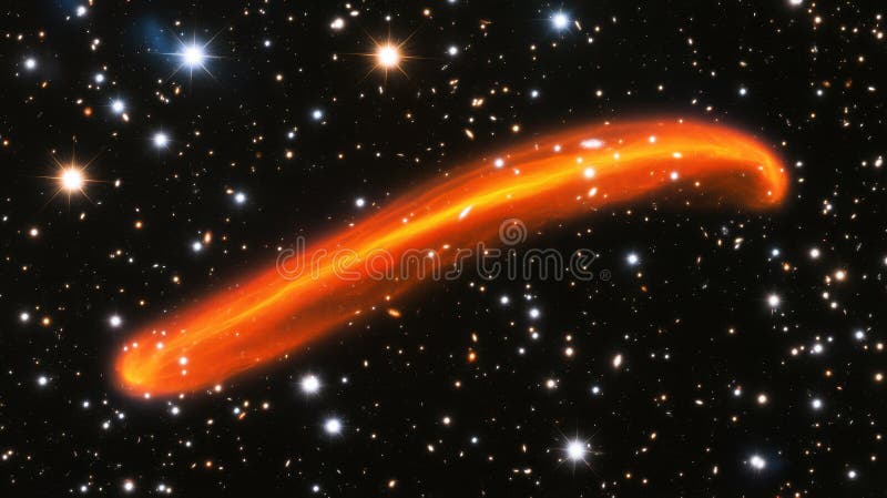 Intergalactic Ram Pressure Stripping: a Stellar Stream Ablaze in Deep ...