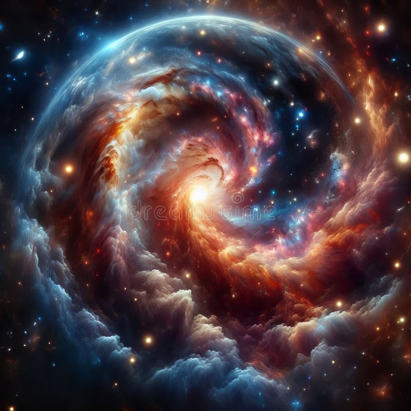 Intergalactic Space the Space between Galaxies in the Univers Stock ...