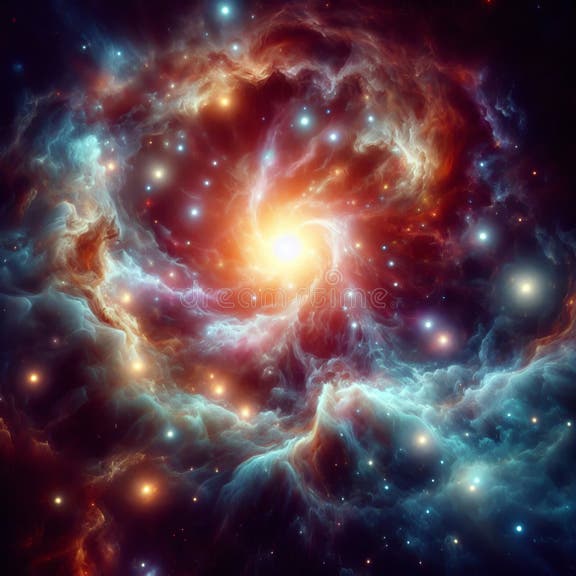 Intergalactic Space the Space between Galaxies in the Univers Stock ...