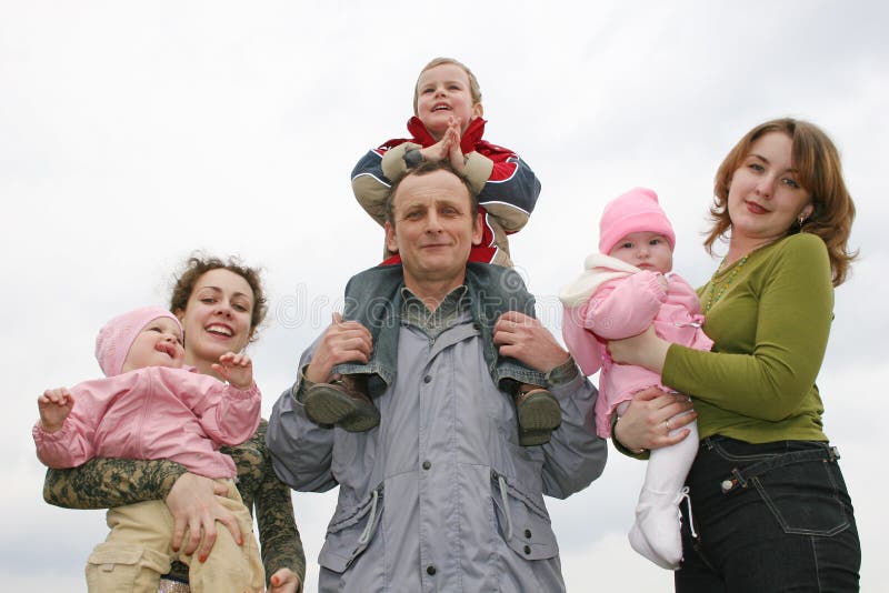 Intergenerational family stock photo. Image of elderly - 1677256