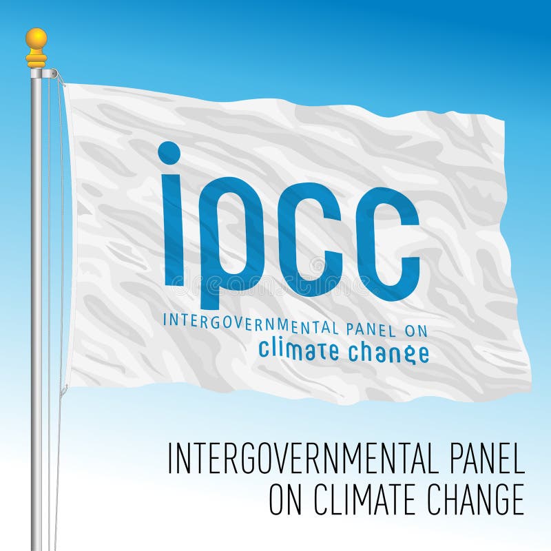 Intergovernmental Panel on Climate Change Flag, UN Editorial Image ...