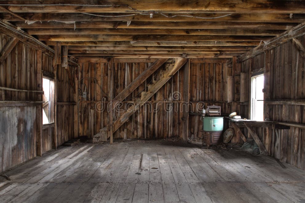 Interior of Abandoned Barn stock photo. Image of barn - 29546514
