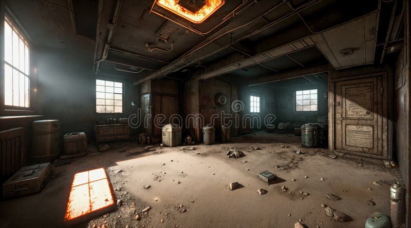 Post Apocalyptic Interior Stock Illustrations – 780 Post Apocalyptic ...