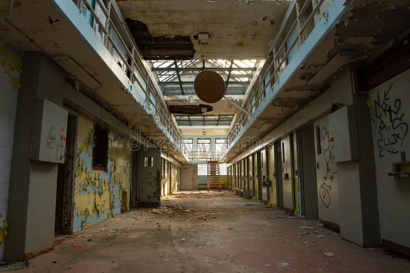 Abandoned prison stock photo. Image of closed, prison - 302373614