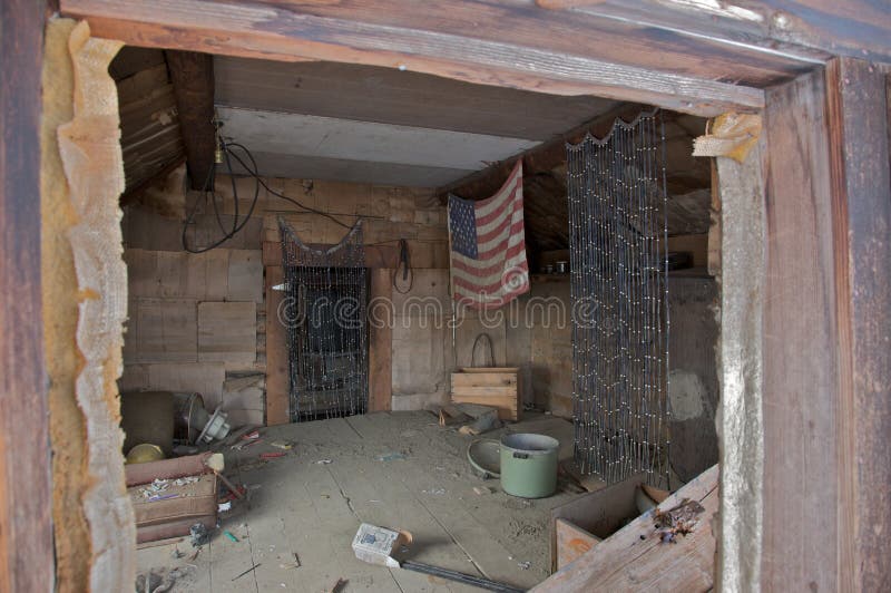 Interior of an Abandoned Shack Stock Photo - Image of abandoned ...