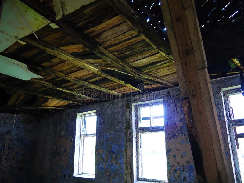 Interior of an Abandoned Soviet Military Base Stock Image - Image of ...