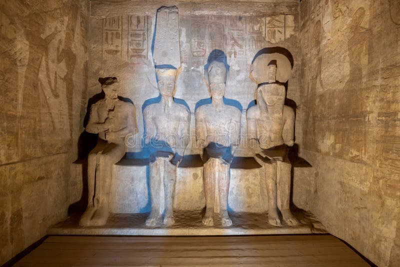 Interior of Abu Simbel Temple Egypt Editorial Stock Photo - Image of ...