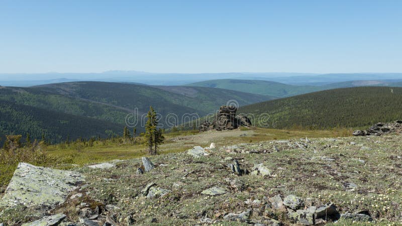 Interior Alaska S Murphy Dome Stock Image - Image of rock, mountain ...
