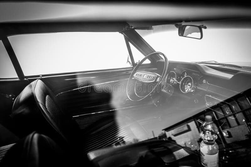 The Interior of an American Classic Car Editorial Stock Photo - Image ...