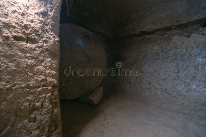 The Interior of an Ancient Underground City on the Territory of ...