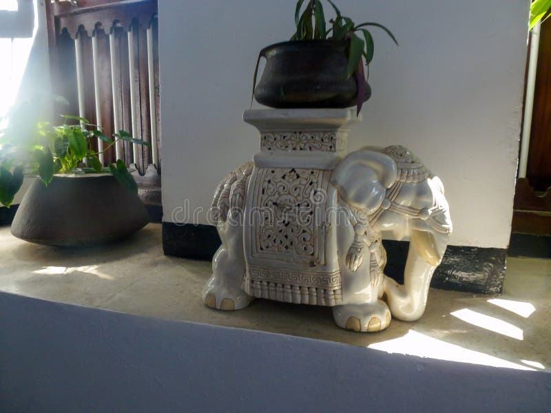 The Interior of the Apartment in the Form of an Elephant and a Flower ...