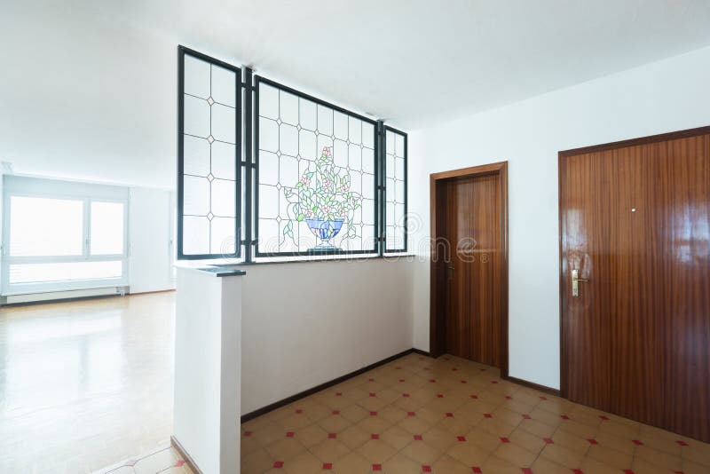 Interior of Apartments, Empty Entry Stock Photo - Image of entrance ...