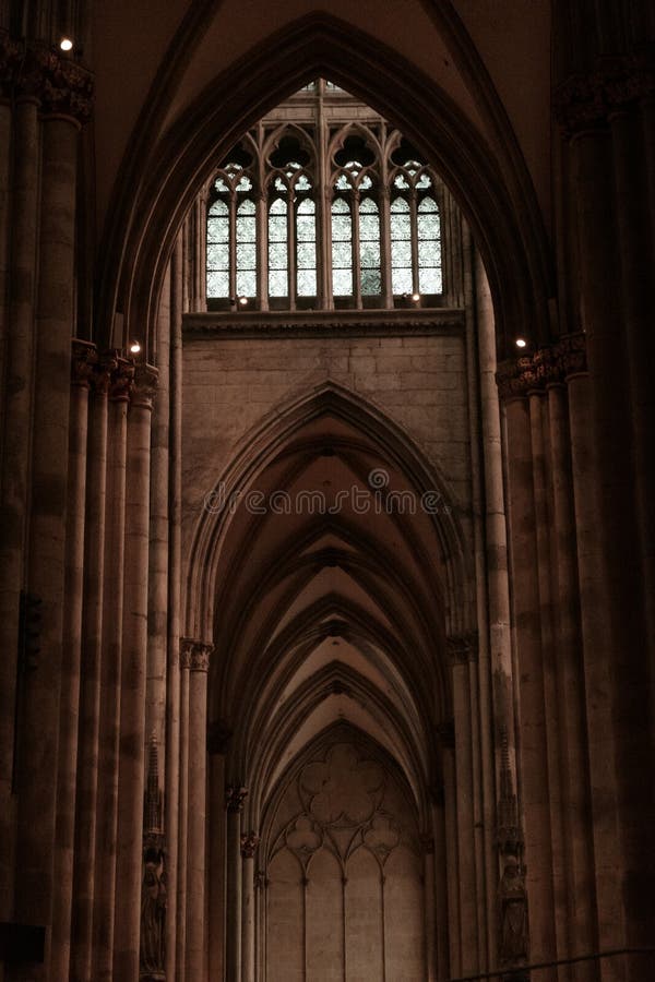 Interior Architecture of Cologne Cathedral Tower in Germany Koeln Dom ...