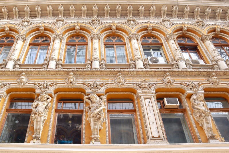Interior of Atrium in Passage - Old Covered Mall and Architectural ...