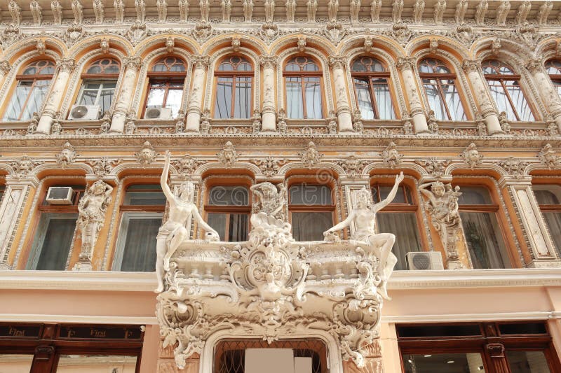 Interior of Atrium in Passage - Old Covered Mall and Architectural ...