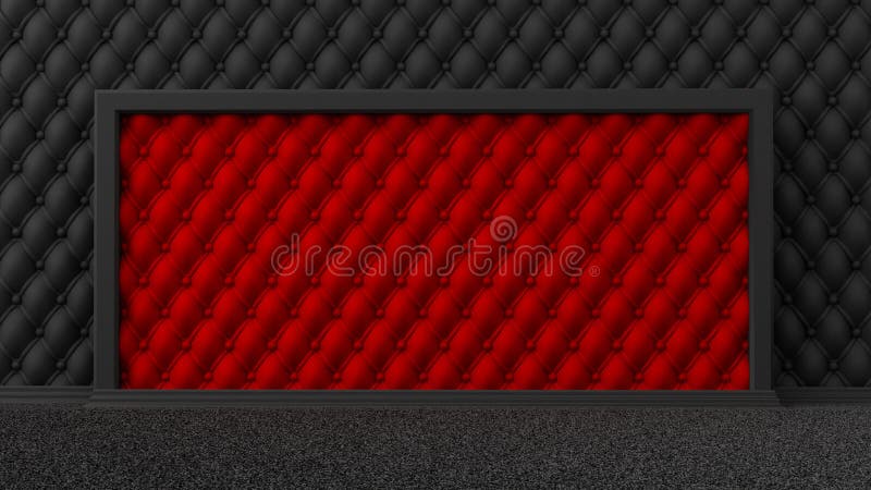 Interior Background Studio Frame. 3d Illustration, 3d Rendering Stock ...