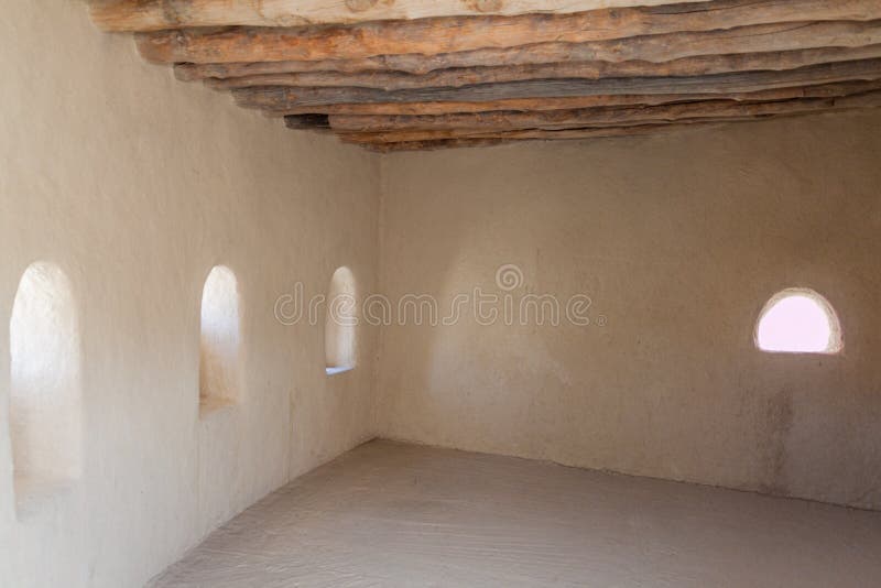 Interior of Bahla Fort, Om stock image. Image of landmark - 187516405