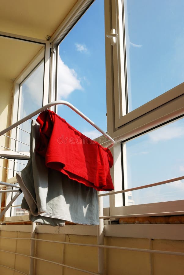 Drying the Washing stock photo. Image of residence, life - 12753334