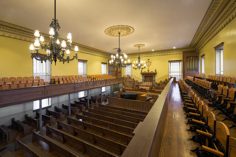 St. George Tabernacle Interior Editorial Photo - Image of historic ...