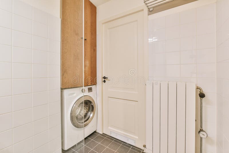 Interior of bathroom stock image. Image of simple, modern - 251228715