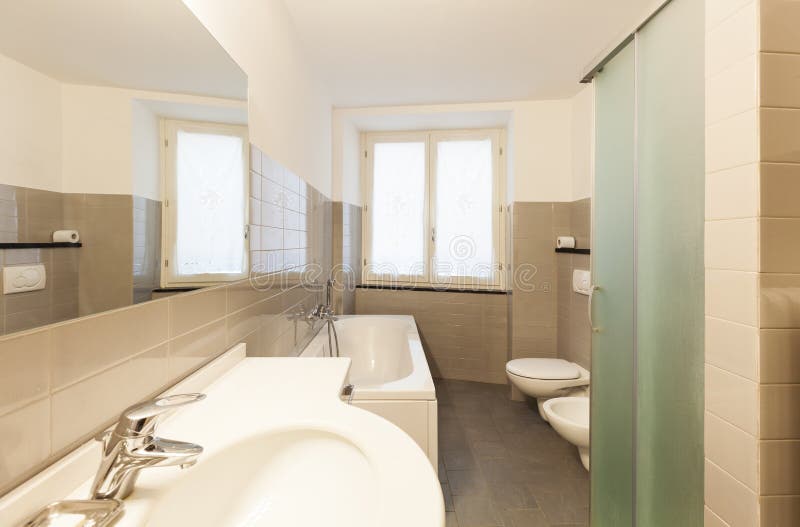 Interior, bathroom view stock image. Image of room, sink - 34293347