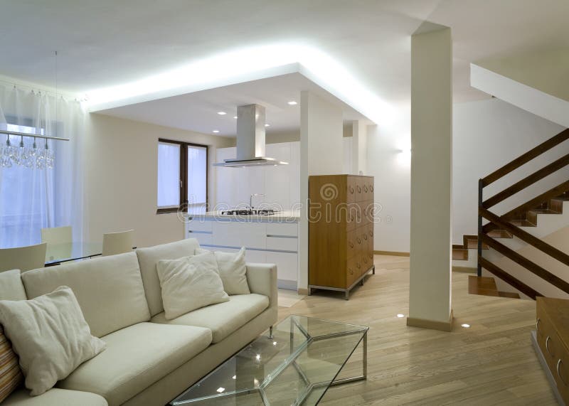 Interior beautiful house stock image. Image of house - 13652761