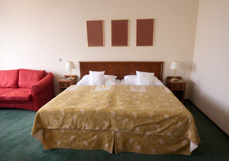 Interior of bedroom stock photo. Image of modern, chamber - 22382918