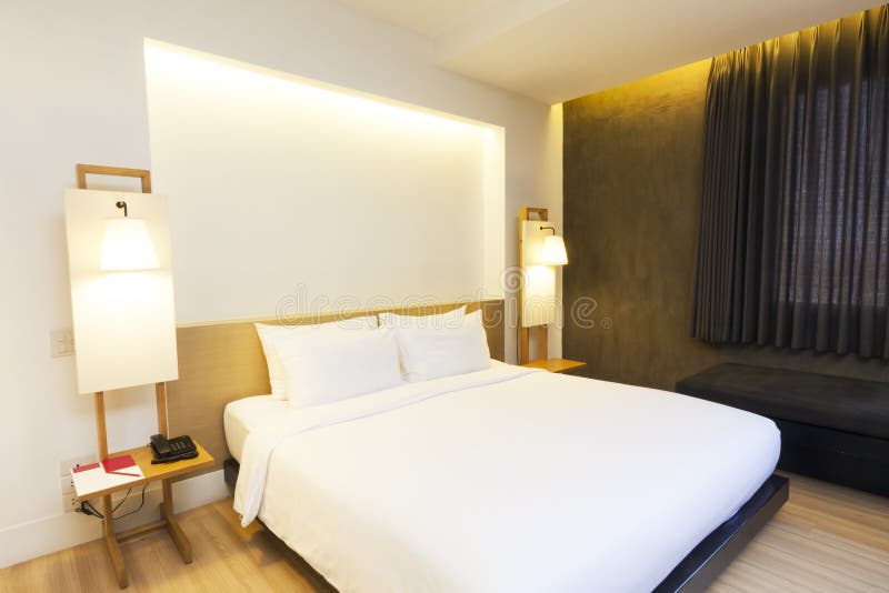 Interior bedroom stock image. Image of floor, interior - 31406749