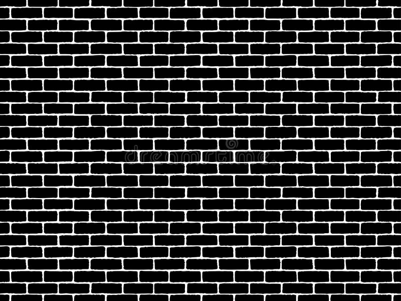 Interior Bricks Wall Background Black Blocks Texture Stock Vector ...