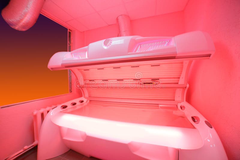 Interior of Bright European Solarium Stock Image - Image of lamp ...