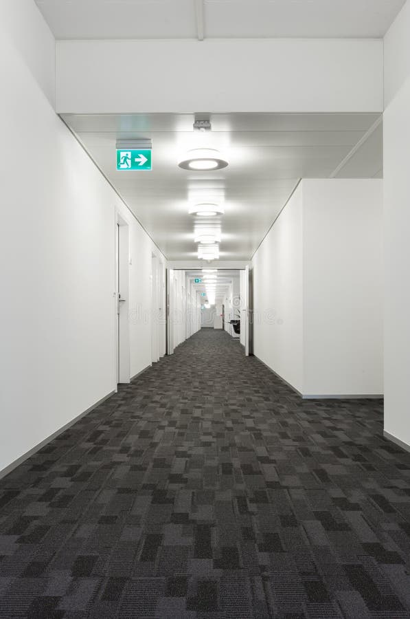 Interior Building, Corridor Stock Photo - Image of inside, modern: 40594844