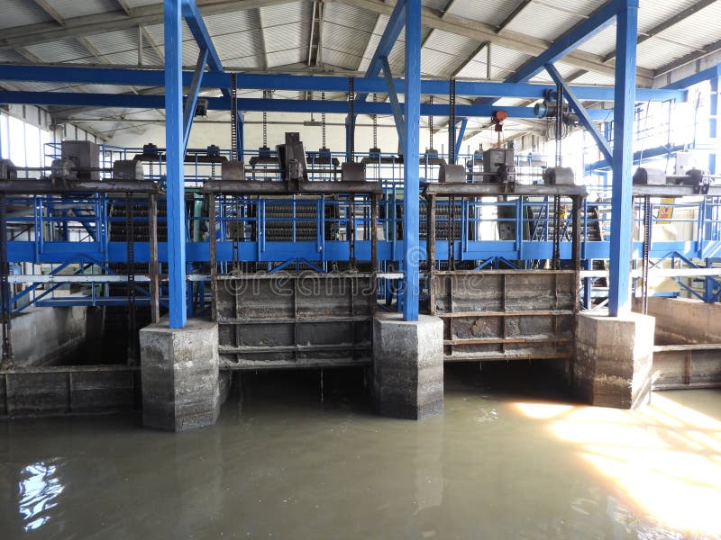 The Interior of the Building with Fine Screens 2 Stock Photo - Image of ...