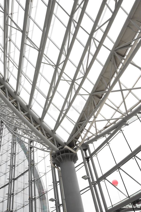 Interior Building Structure Design Stock Image - Image of iron ...
