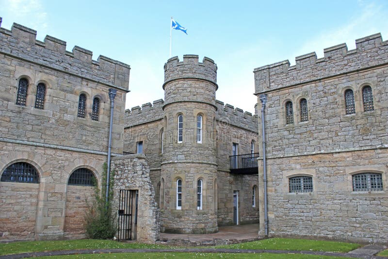 Buildings of Jedburgh Jail, Scotland Stock Photo - Image of historic ...
