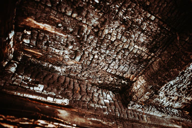 Interior of a Burnt Fire Home Stock Image - Image of fire, burns: 133601777