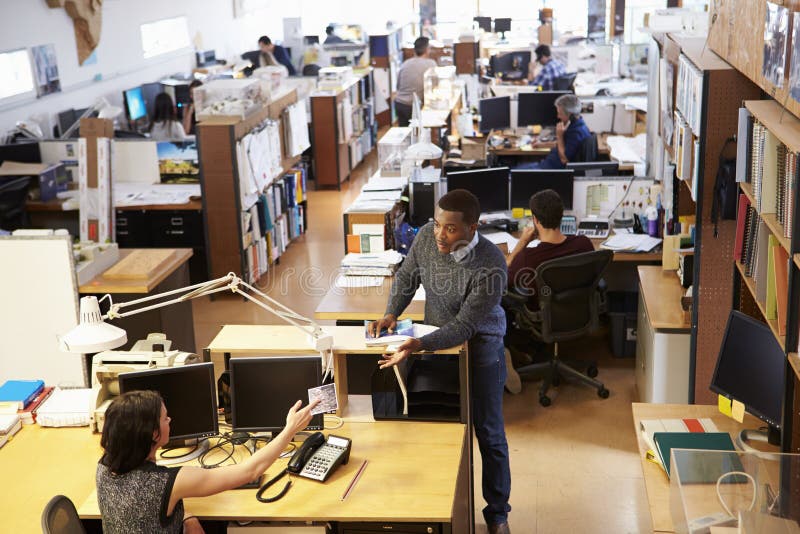 Interior of Busy Architect S Office with Staff Working Stock Photo ... Interior of Busy Architect S Office with Staff Working Stock Photo ...