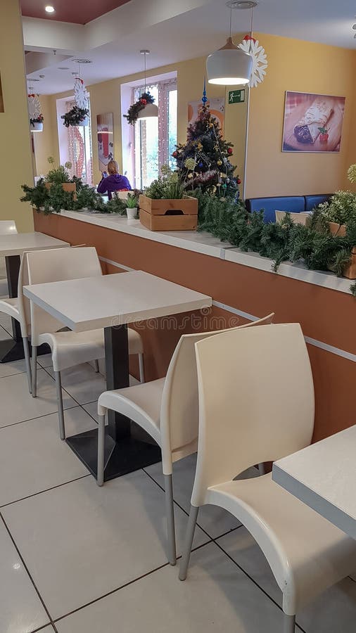 The Interior of the Cafe, Catering. Editorial Photography - Image of ...