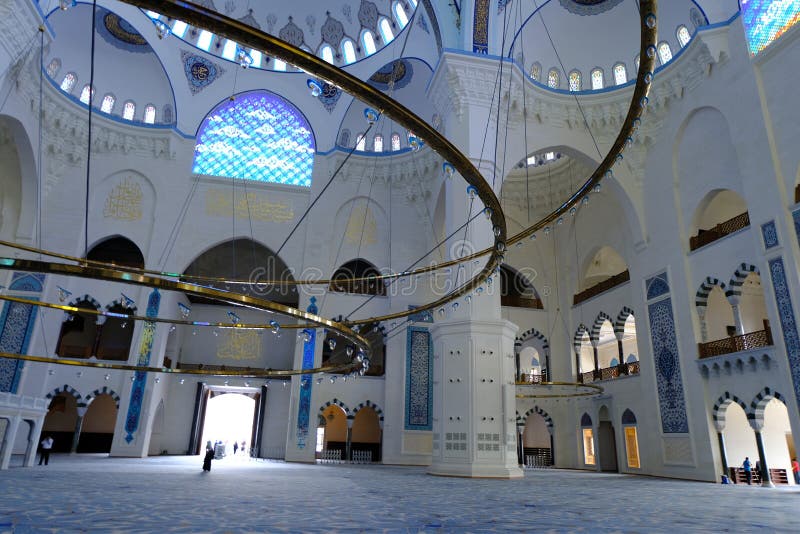 Interior of the Camlica Mosque Ä°stanbul Turkey Editorial Stock Photo ...
