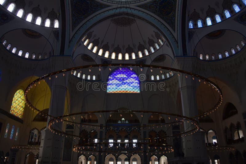 Interior of the Camlica Mosque Ä°stanbul Turkey Editorial Photo - Image ...
