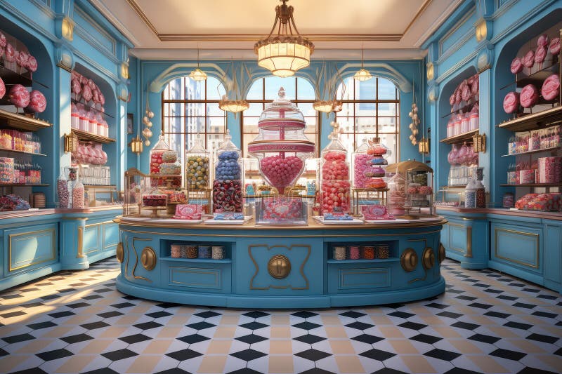 Candy Shop Interior Stock Illustrations – 680 Candy Shop Interior Stock ...