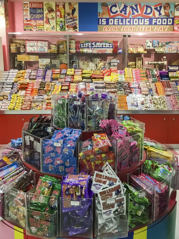 Interior of Candy Store with a Lot of Sweets Editorial Photo - Image of ...