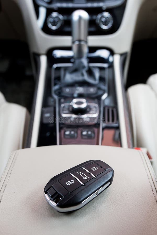 The Interior of the Car in Bright Colours Stock Photo - Image of ...