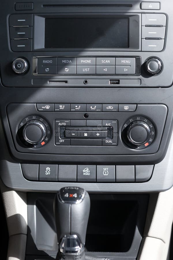 Interior of a car stock photo. Image of conditioner - 109554654