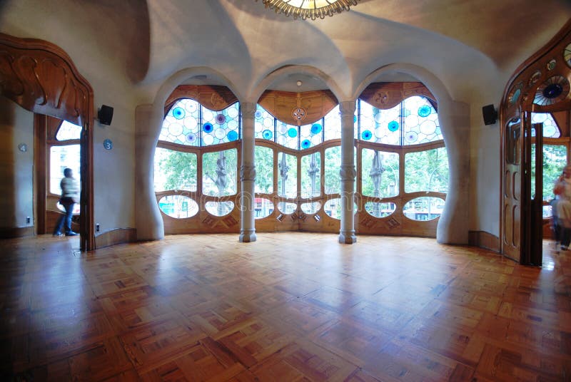 Interior of Casa Batllo editorial photo. Image of catalan - 21045536