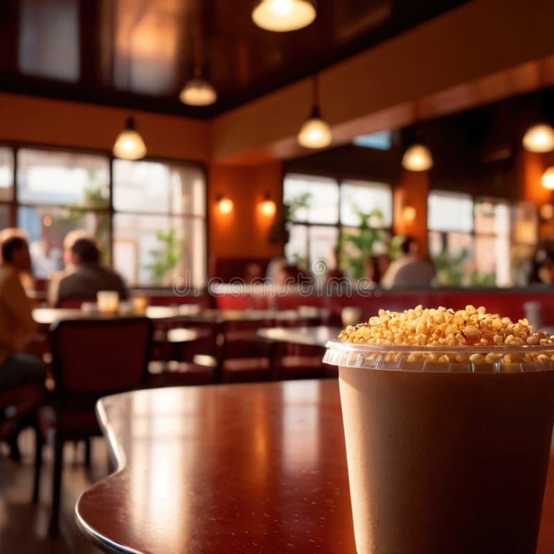 Interior of Casual Fast Service Restaurant Dining Area, Indoor ...