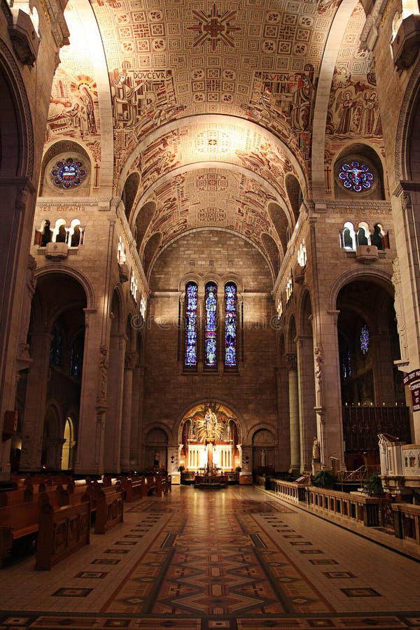 Interior of cathedral editorial photography. Image of artwork - 14153042