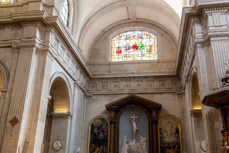Interior of the cathedral editorial stock photo. Image of historic ...