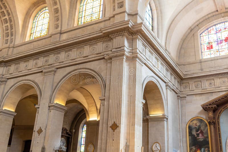 Interior of the cathedral editorial stock image. Image of famous ...