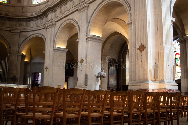 Interior of the cathedral editorial image. Image of religious - 266331240