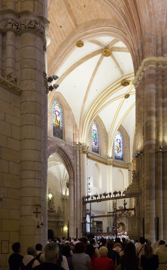 Interior of Cathedral of Saint Maria in Murcia Editorial Photo - Image ...